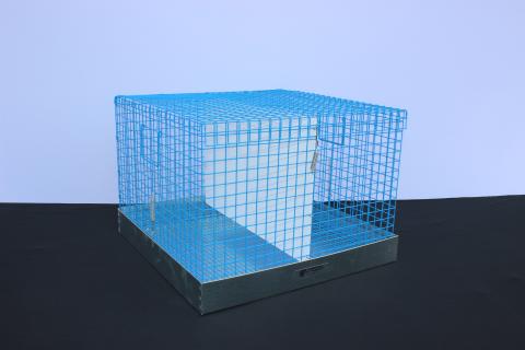 BR2415 Rabbit Carrier 2 Hole Powder Coated 22" x 22" x 16" High ...